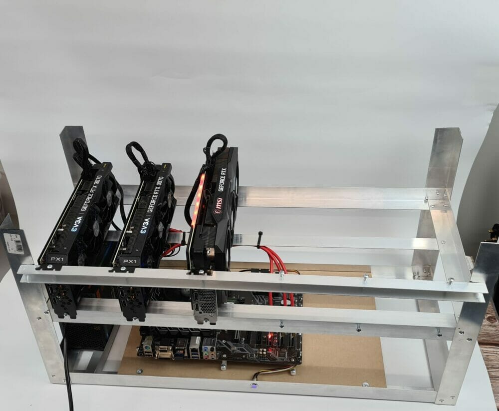 NEW Custom Cryptocurrency Mining Rig (Ethereum/All Minable Coins) 180mh ...